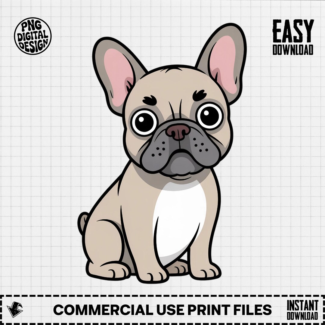 French Bulldog Clipart, Cute Dog Clipart, Puppy Nursery Clipart, Dog ...