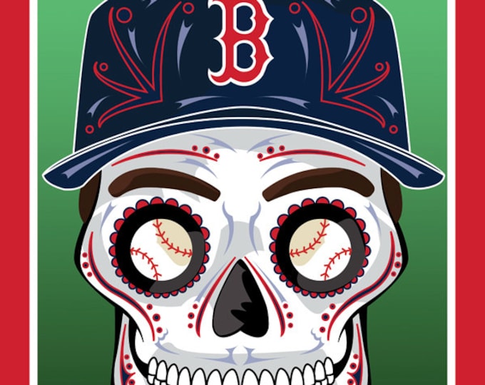 Houston Astros Sugar Skull 11x14 print | Etsy