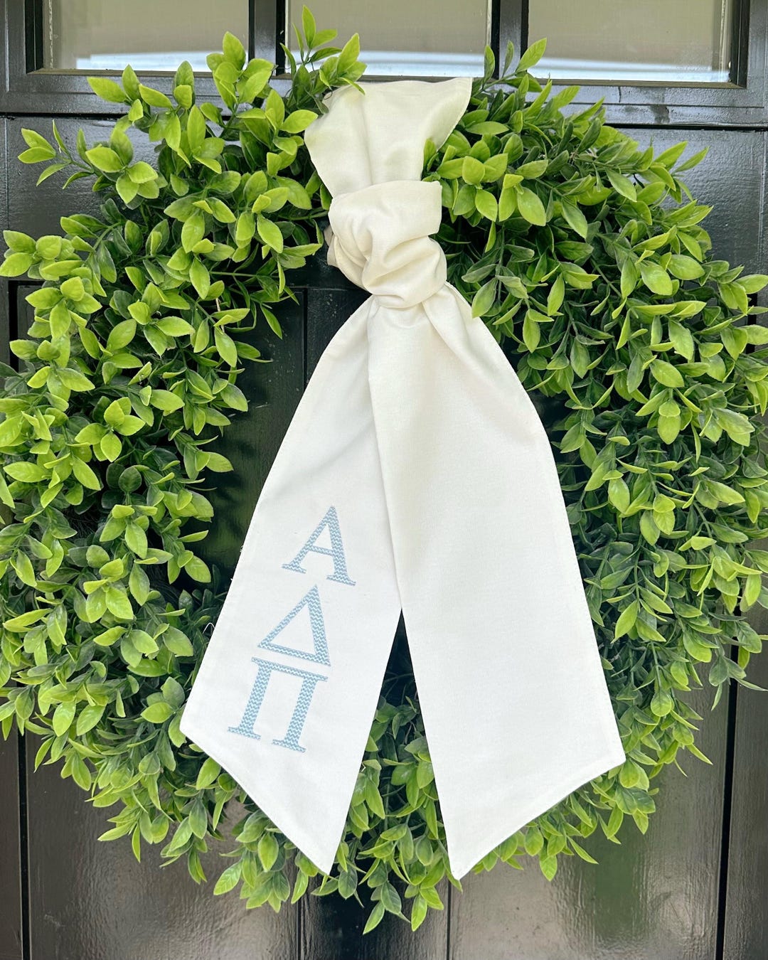 Sorority Wreath Sash, Greek Letters, Sorority House, Bid Day - Etsy