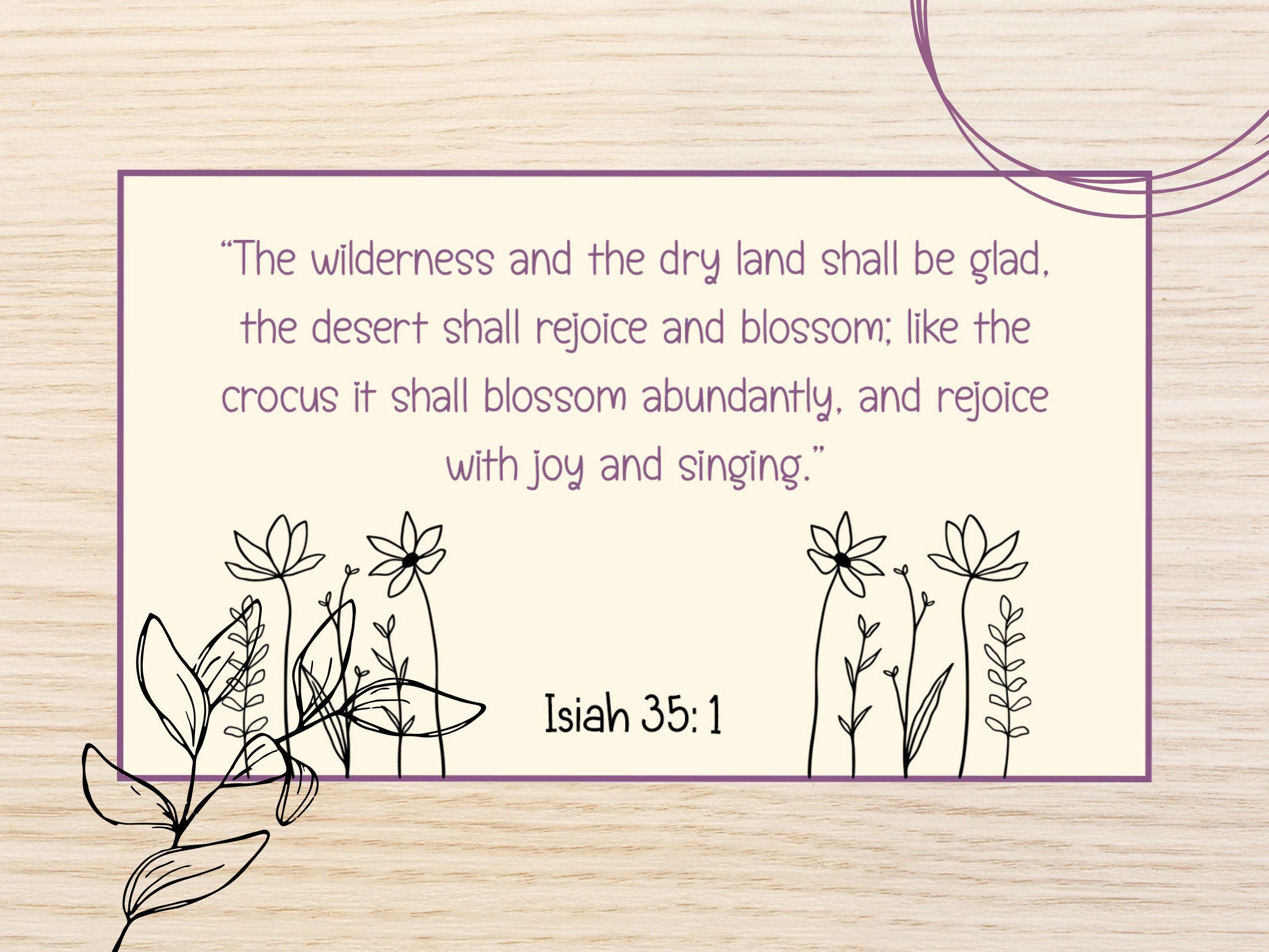 Printable Spring Scripture Cards, Digital Easter Christian Prayer ...