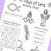 Christian Lent Activity Sheet, Catholic Children's Liturgy Colouring ...