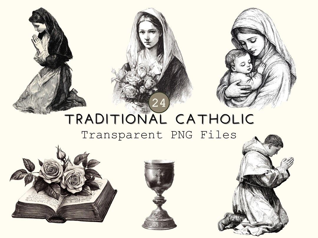 Traditional Catholic Clipart Collection, Transparent Religious Pngs ...