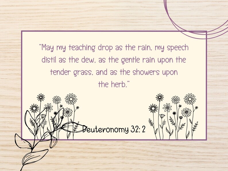 Printable Spring Scripture Cards, Digital Easter Christian Prayer ...