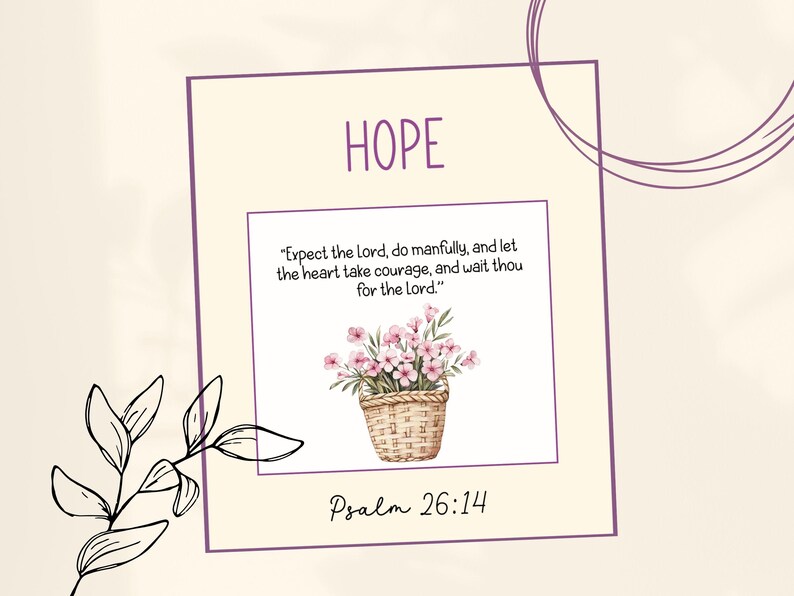 Spring Picture Prayer Cards, Digital Whimsical Minimalist Christian ...