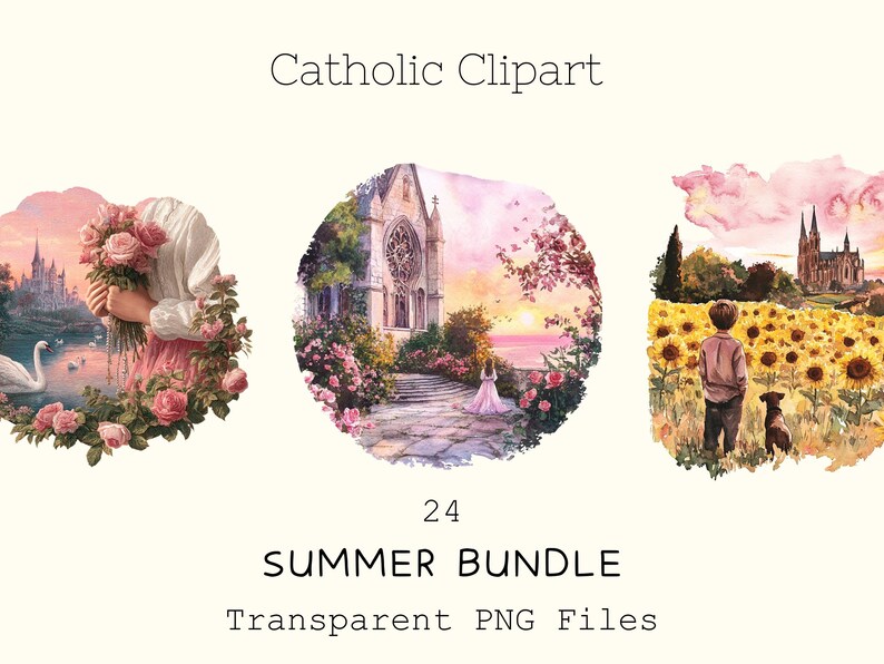 Catholic Summer Clipart Collection, Transparent Religious Hazy Sunset ...