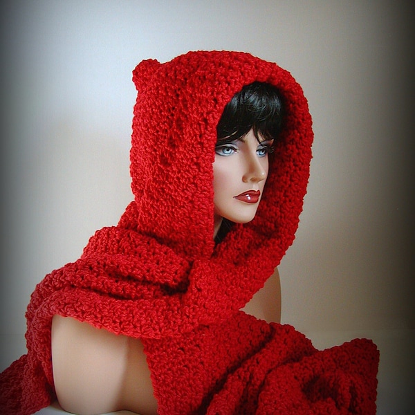 Scarf With Hood - Etsy