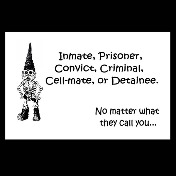 Inmate Greeting Cards - Etsy