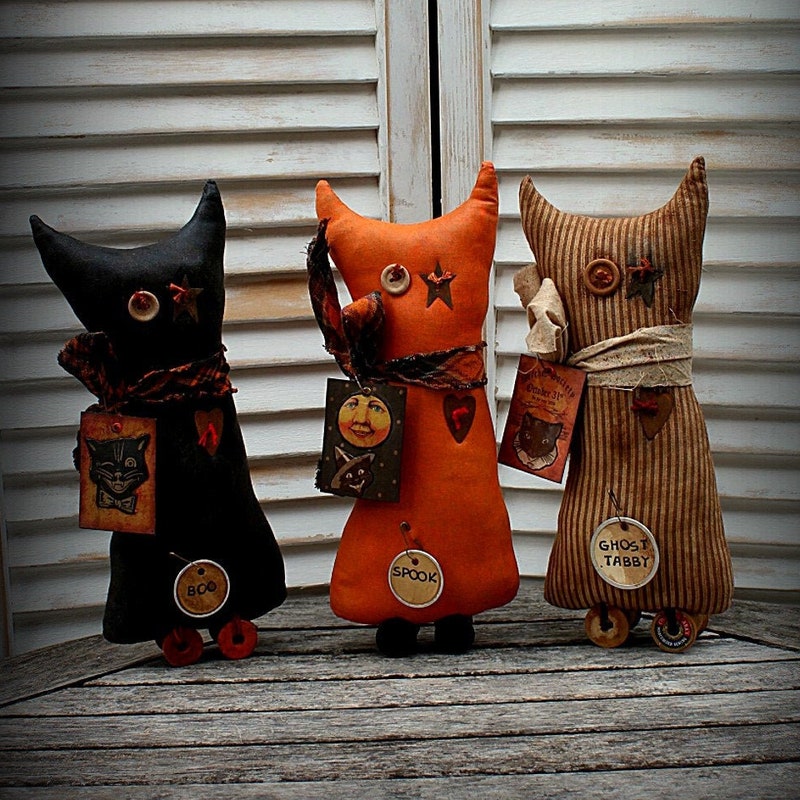 Primitive Autumn Doll - Etsy