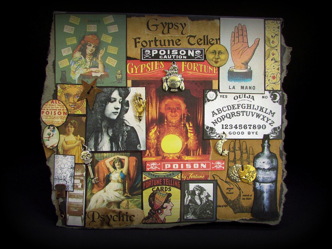Halloween Gypsy Card, Gypsy Note Card, Gypsy Greeting Card, Fortune ...