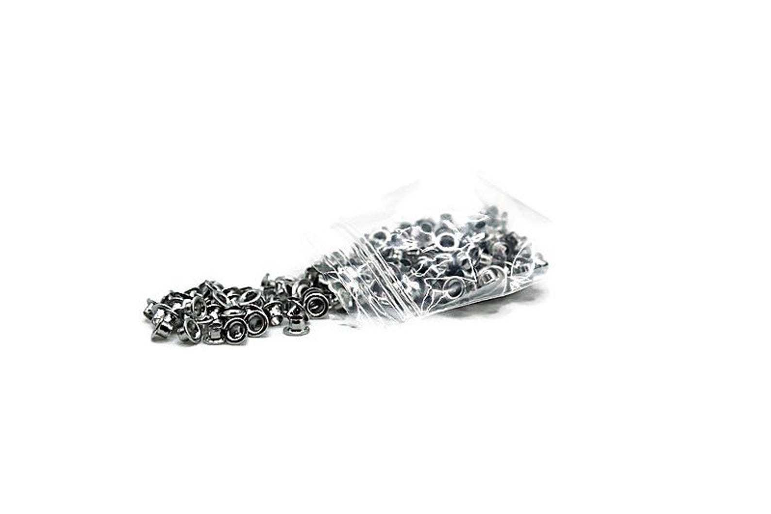 Silver Eyelets, 1/8 Inch, 200 Eyelets, Silver, Scrapbooking, Round ...