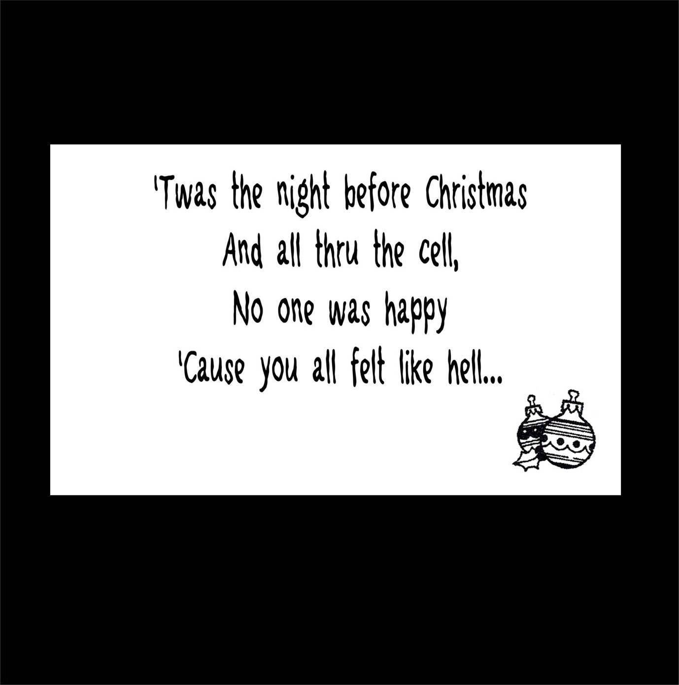 Prison Christmas Inmate Christmas Prison Greeting Card | Etsy