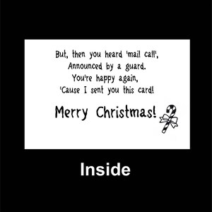 Prison Christmas, Inmate Christmas, Prison Greeting Card, Humorous Card ...
