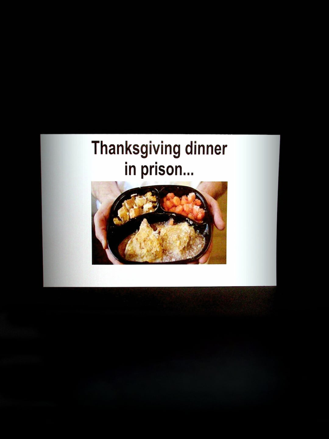 Thanksgiving Prison, Prison Greeting Card, Humorous Card, Jail Card ...