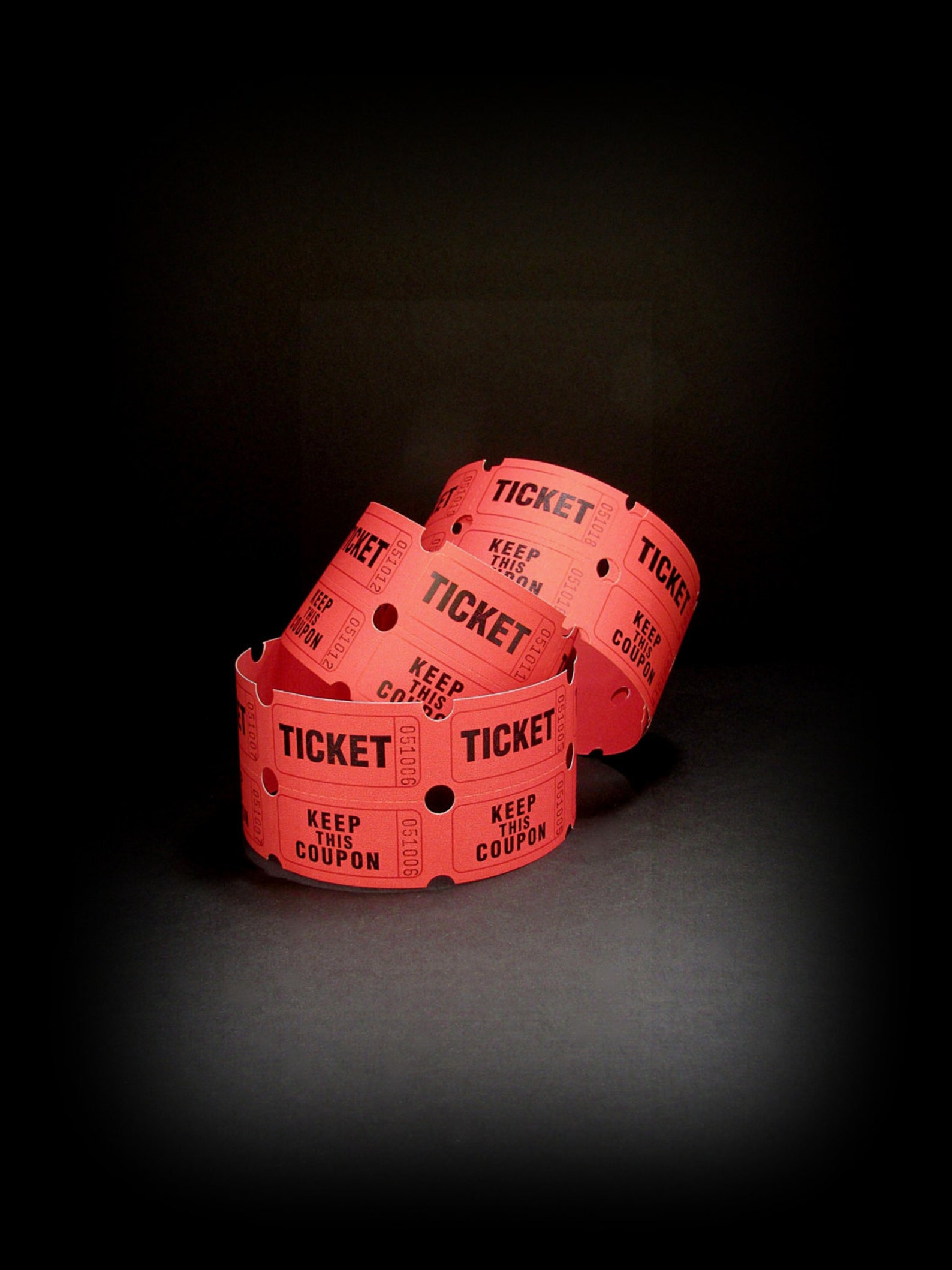 Raffle Tickets 25 Tickets Red Raffle Tickets Scrapbook - Etsy