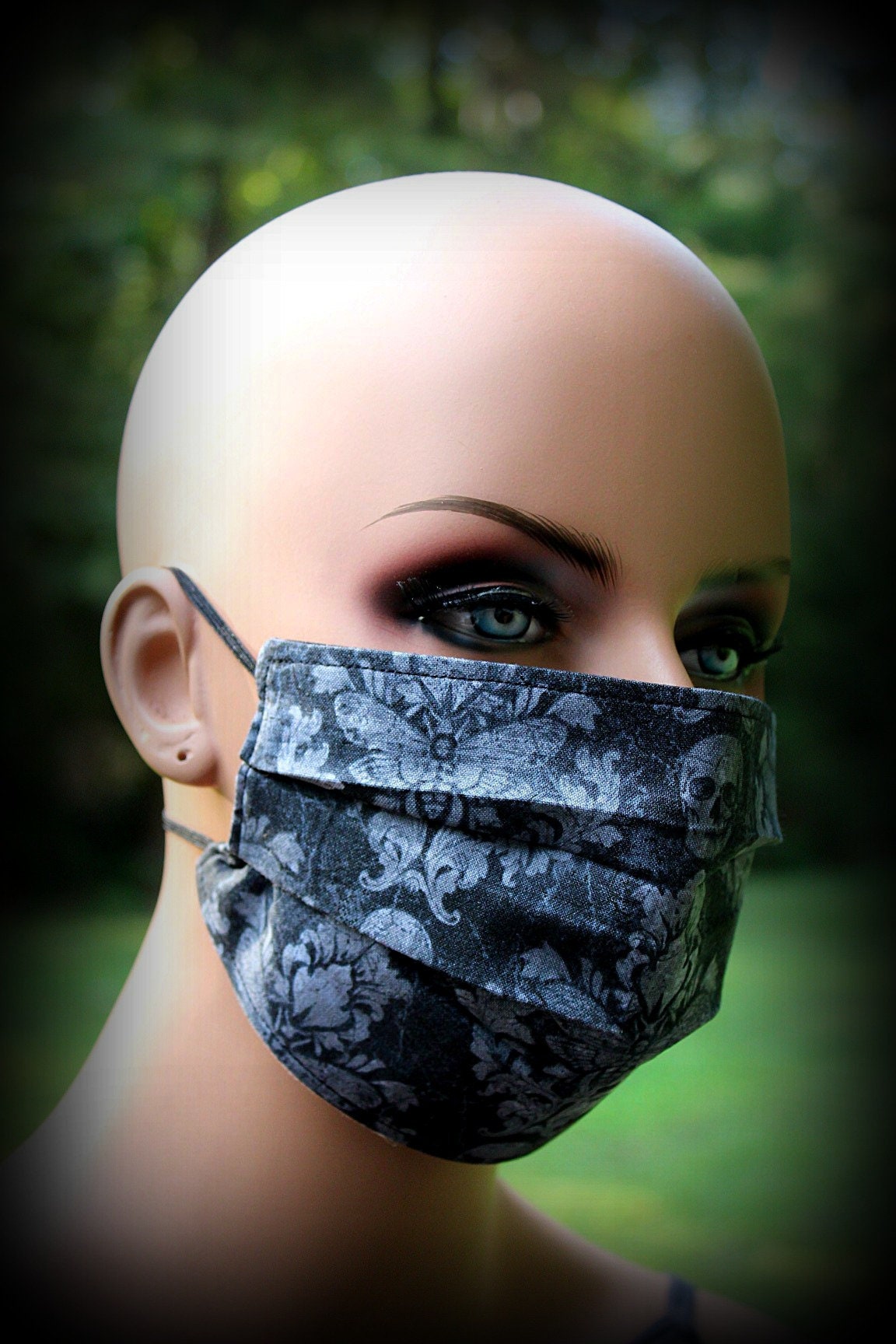 Fabric Face Mask Death Head Moth Skull Mask Hawkmoth Mask | Etsy