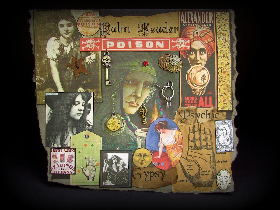 Halloween Gypsy Card, Gypsy Note Card, Gypsy Greeting Card, Fortune ...