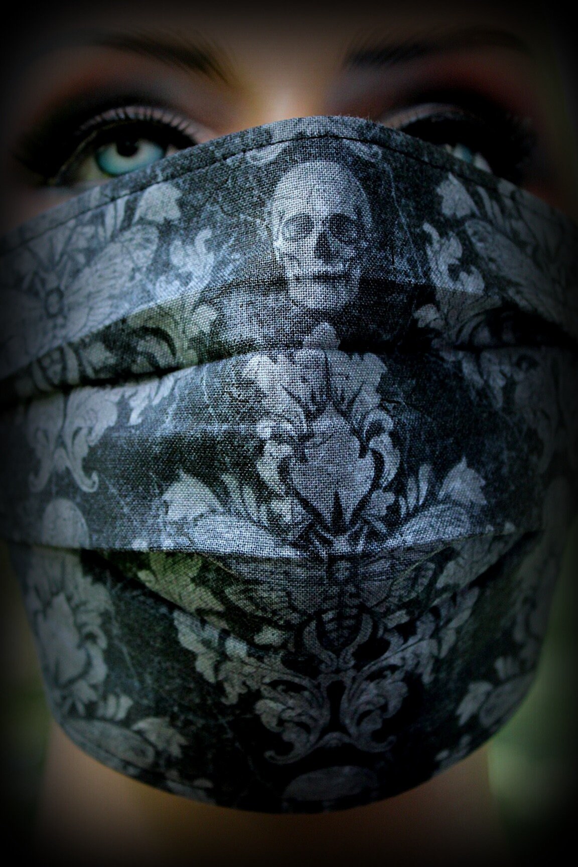 Fabric Face Mask Death Head Moth Skull Mask Hawkmoth Mask | Etsy