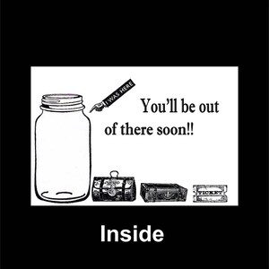 Prison Release Card, Encouragement Card, Convict Card, Prison Greeting ...