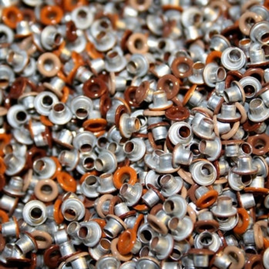 Brown Eyelets 1/8 Inch Brown Variety Scrapbooking 200 - Etsy