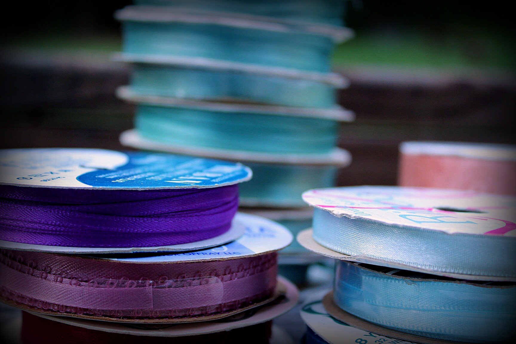 Craft Ribbon Lot Lot of Ribbon 23 Spools Ribbon Satin | Etsy