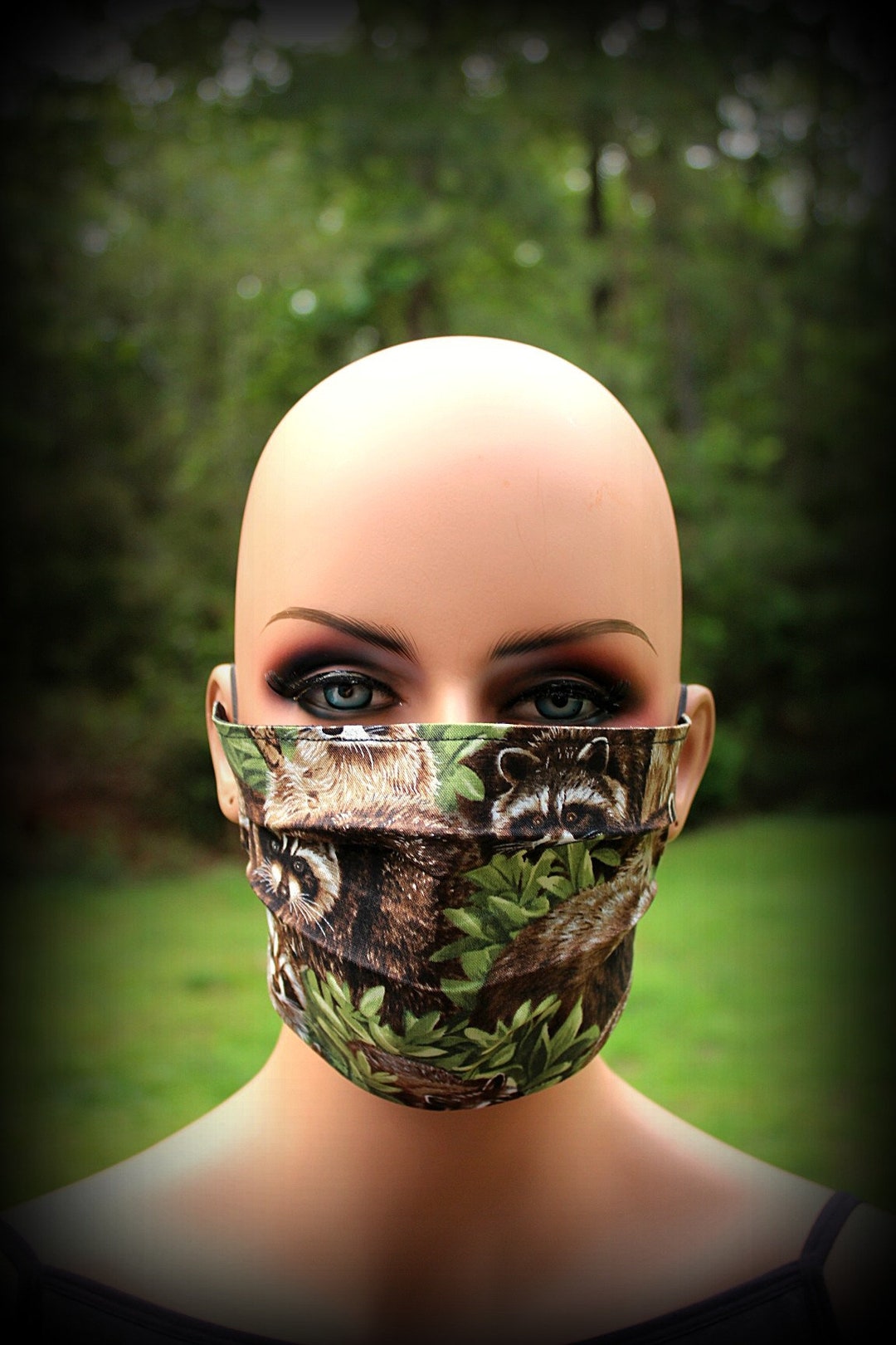 Fabric Face Mask, Raccoon Mask, Mask, Face Mask, Dusting Mask, Mouth ...