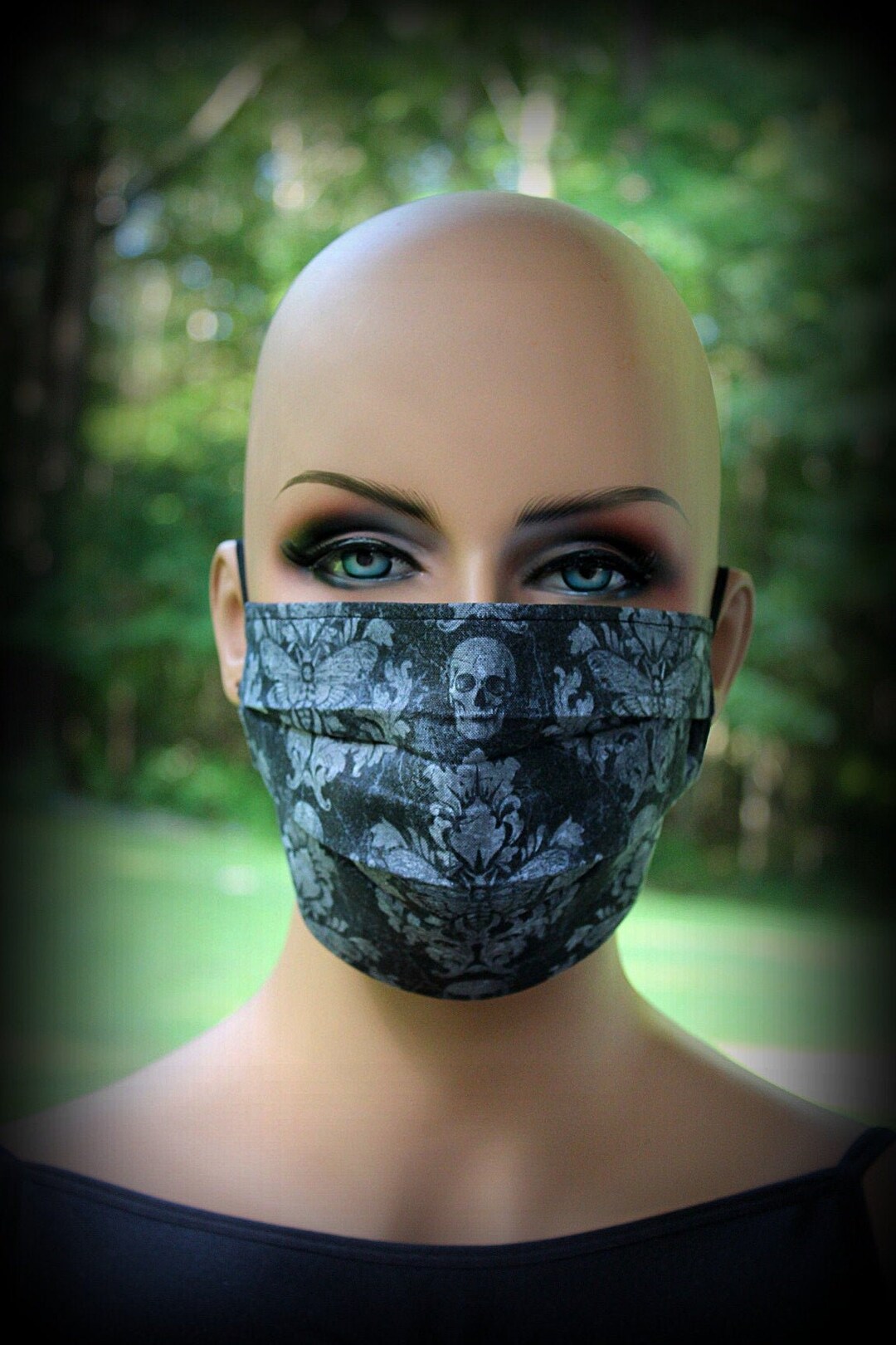 Fabric Face Mask, Death Head Moth, Skull Mask, Hawkmoth Mask, Face Mask ...