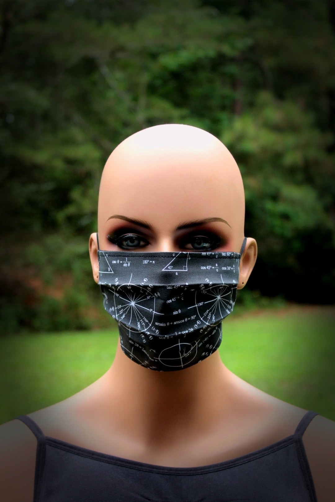 Cloth Face Mask, Trigonometry Mask, Geometry Mask, Trig Chalkboard ...