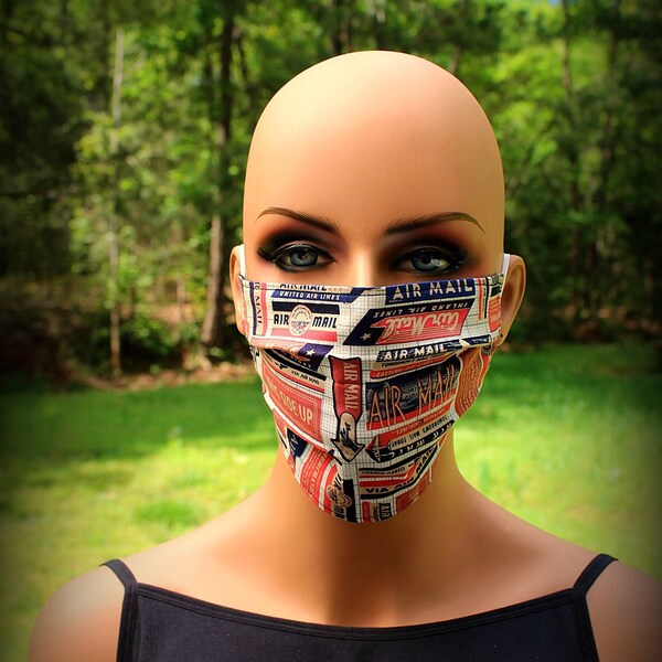 Postal Face Mask - Etsy