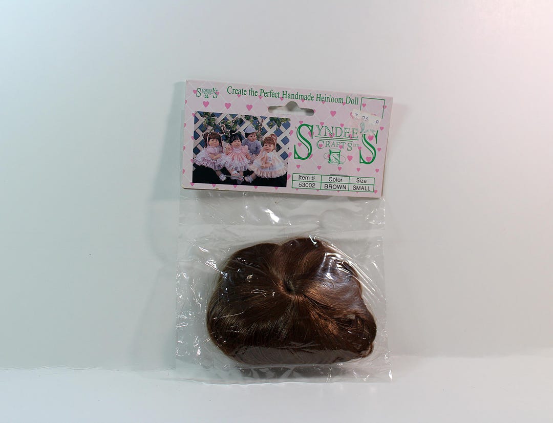 Doll Wiglet, Syndees Wiglet, Brown Wiglet, Item 53002, Small Size ...