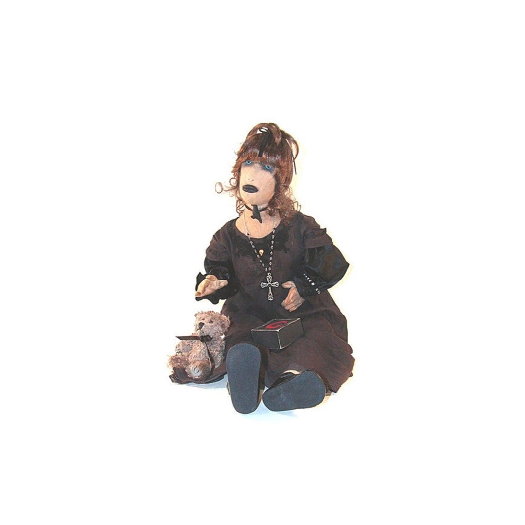 Gothic Baby Doll, Gothic Doll, Baby Doll, Primitive Doll, Gothic ...