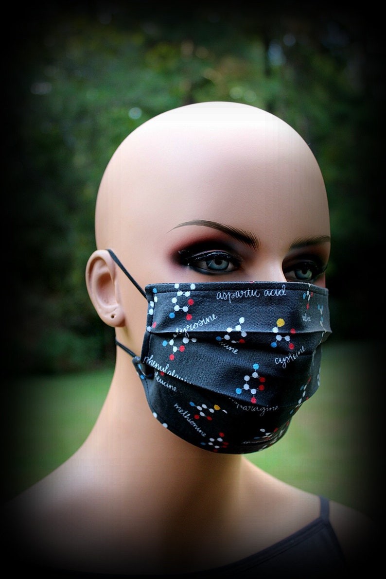 Fabric Face Mask Amino Acids Biochemistry Mask Science - Etsy