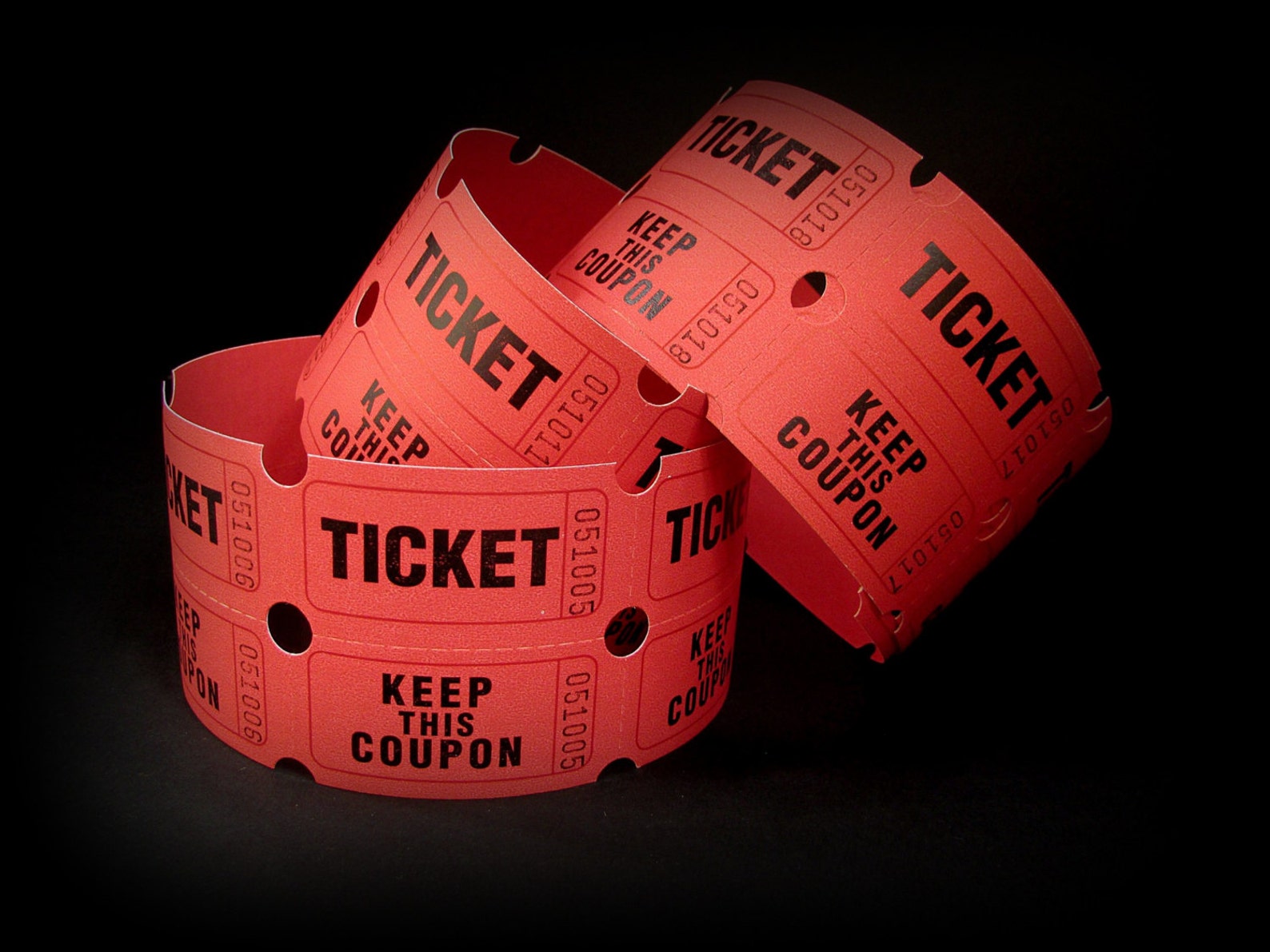 Raffle Tickets 25 Tickets Red Raffle Tickets Scrapbook - Etsy