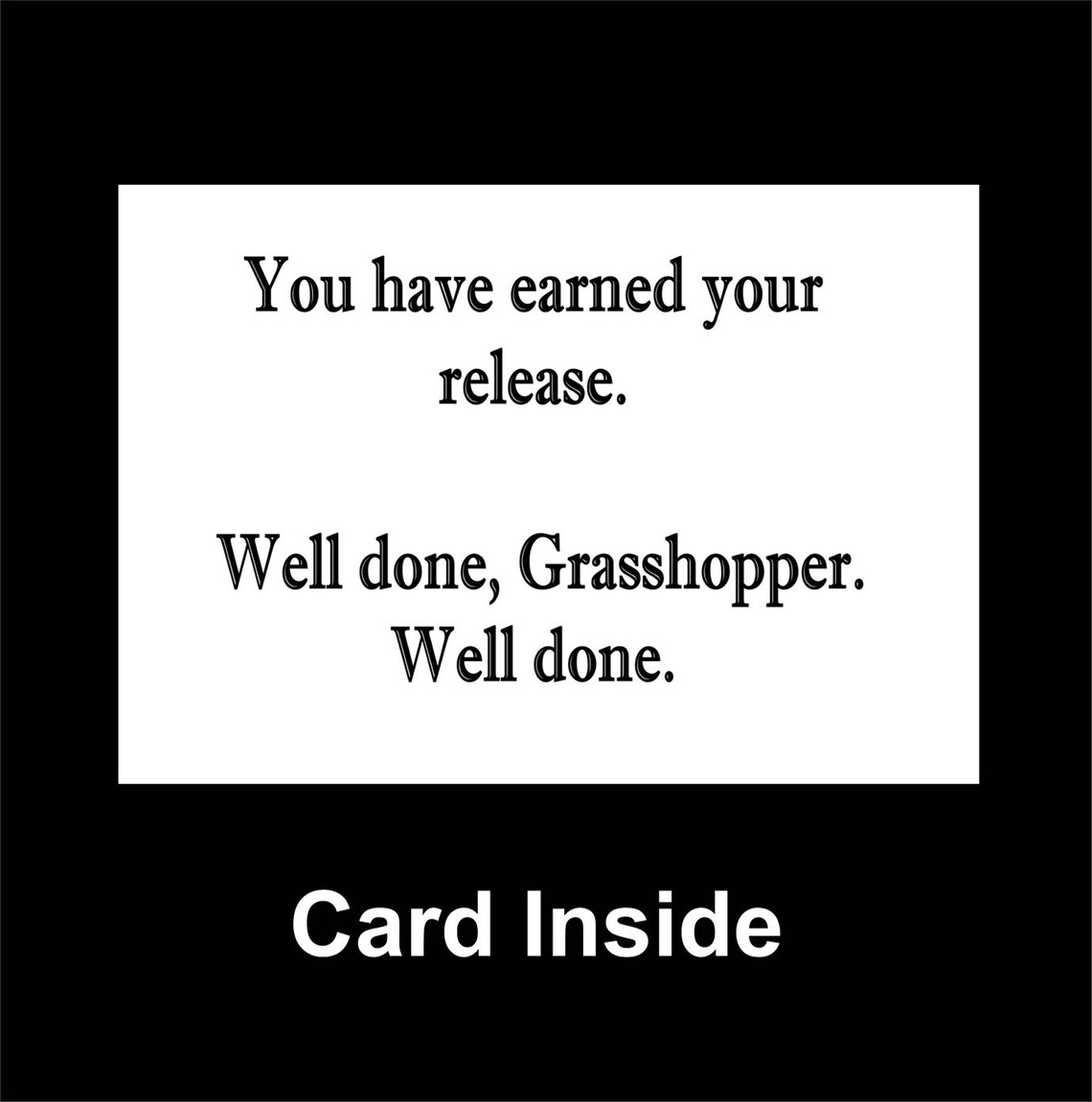 Prison Release Card Funny Prison Card Prison Greeting Card | Etsy
