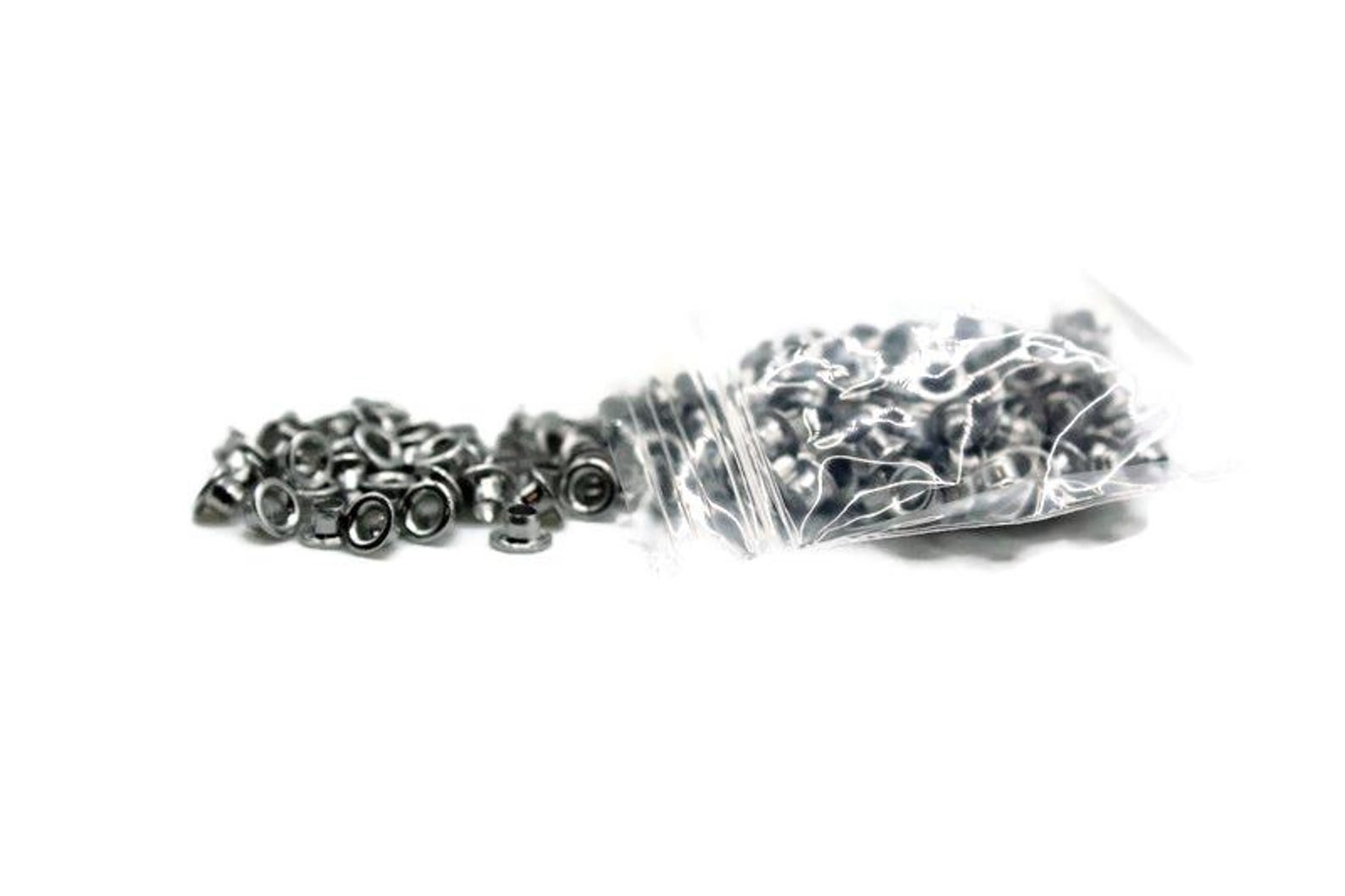 Silver Eyelets, 1/8 Inch, 200 Eyelets, Silver, Scrapbooking, Round ...