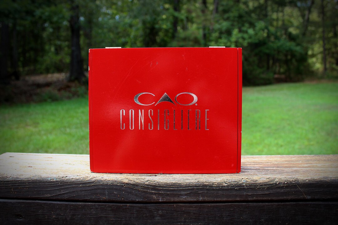 Consigliere Box, CAO Cigar Box, Empty Cigar Box, Red Cigar Box, Fabrica ...