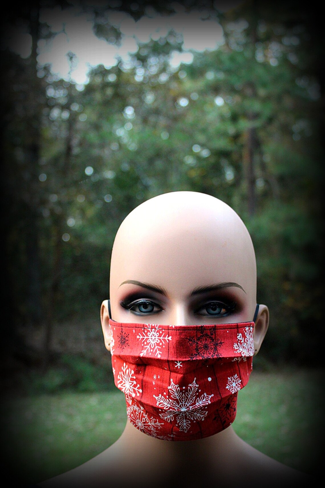 Fabric Face Mask Christmas Snow Mask Snowflake Mask | Etsy