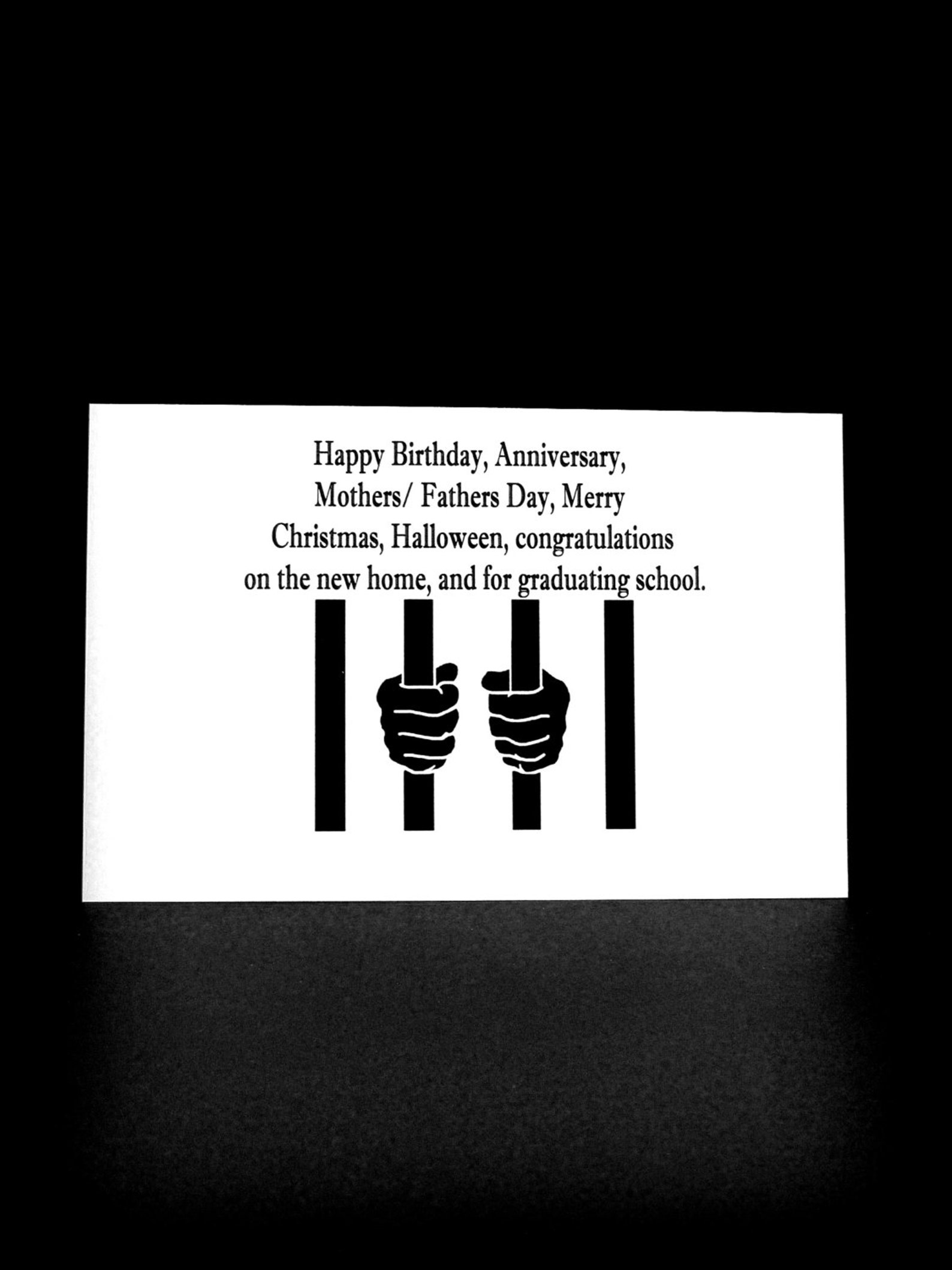 Funny Prison Card, Prison Greeting Card, Convict Card, Prison Humor ...