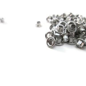 Silver Eyelets, 1/8 Inch, 200 Eyelets, Silver, Scrapbooking, Round ...