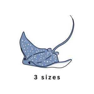 Stingray Machine Embroidery File - Etsy