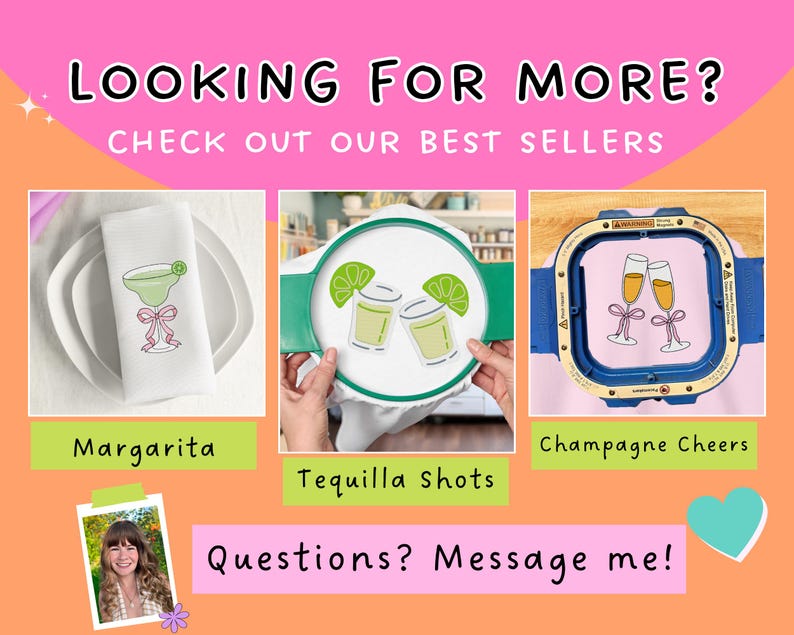 Margarita Machine Embroidery File - Etsy Israel