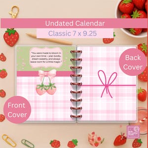 Strawberry Minimal Planner - Etsy
