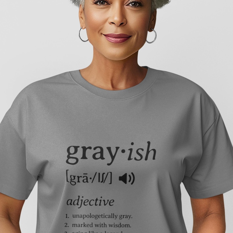 Funny Gray Hair on Women - Etsy