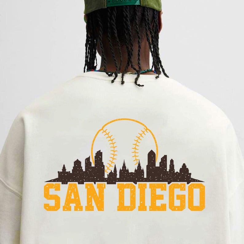 San Diego Baseball Skyline SVG, Team Shirt Design (digital Download) - Etsy