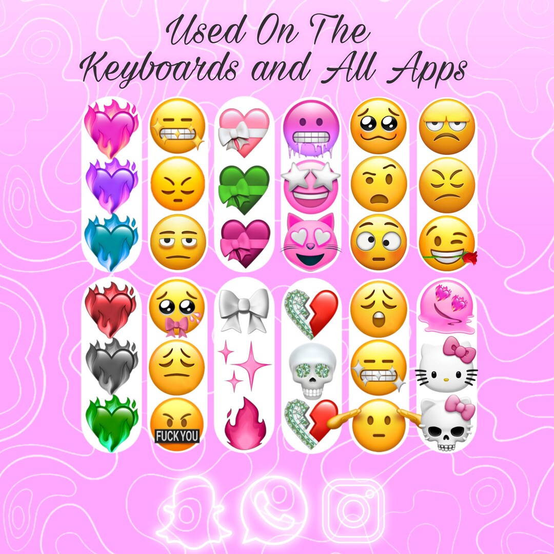 30 Separated Ios Emoji, Funny Emoticons Faces With an IOS Emoji Pack ...