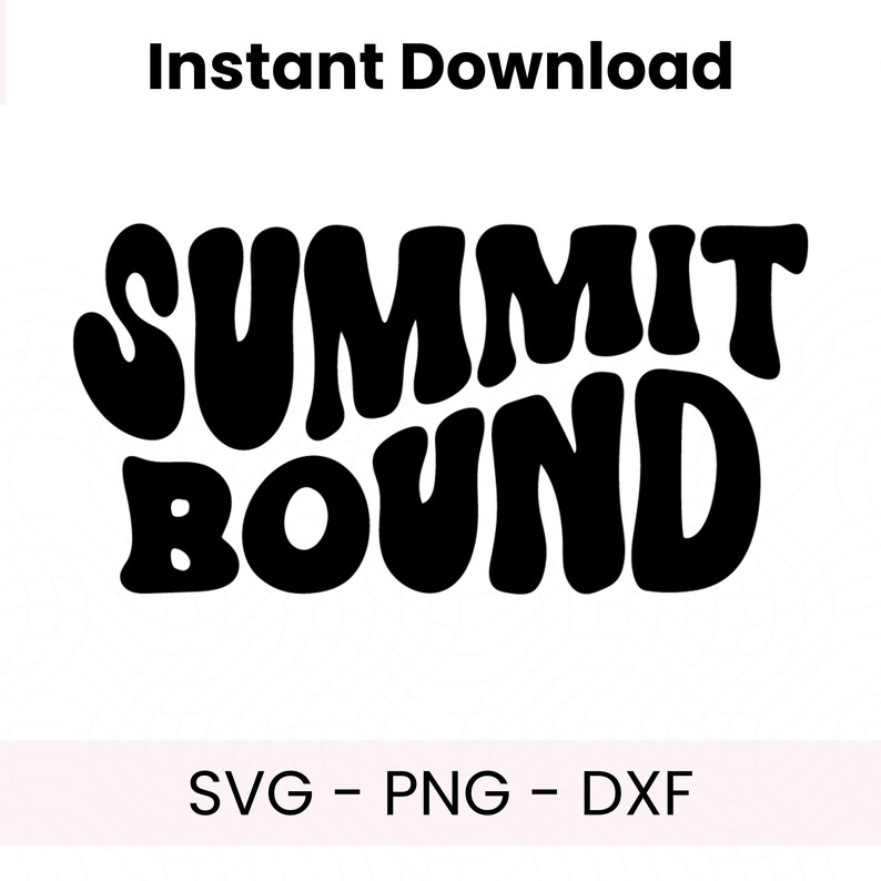Summit Bound SVG File | Cheer & Dance Send-off, Bid Reveal Gift | Easy ...