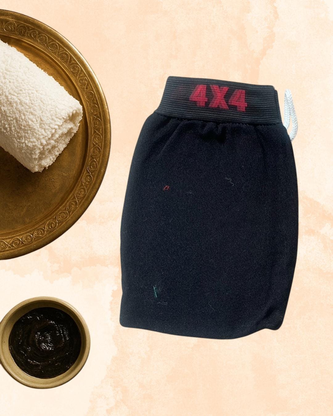 Authentic Moroccan Kessa Exfoliating Glove for Smooth, Glowing Skin ...