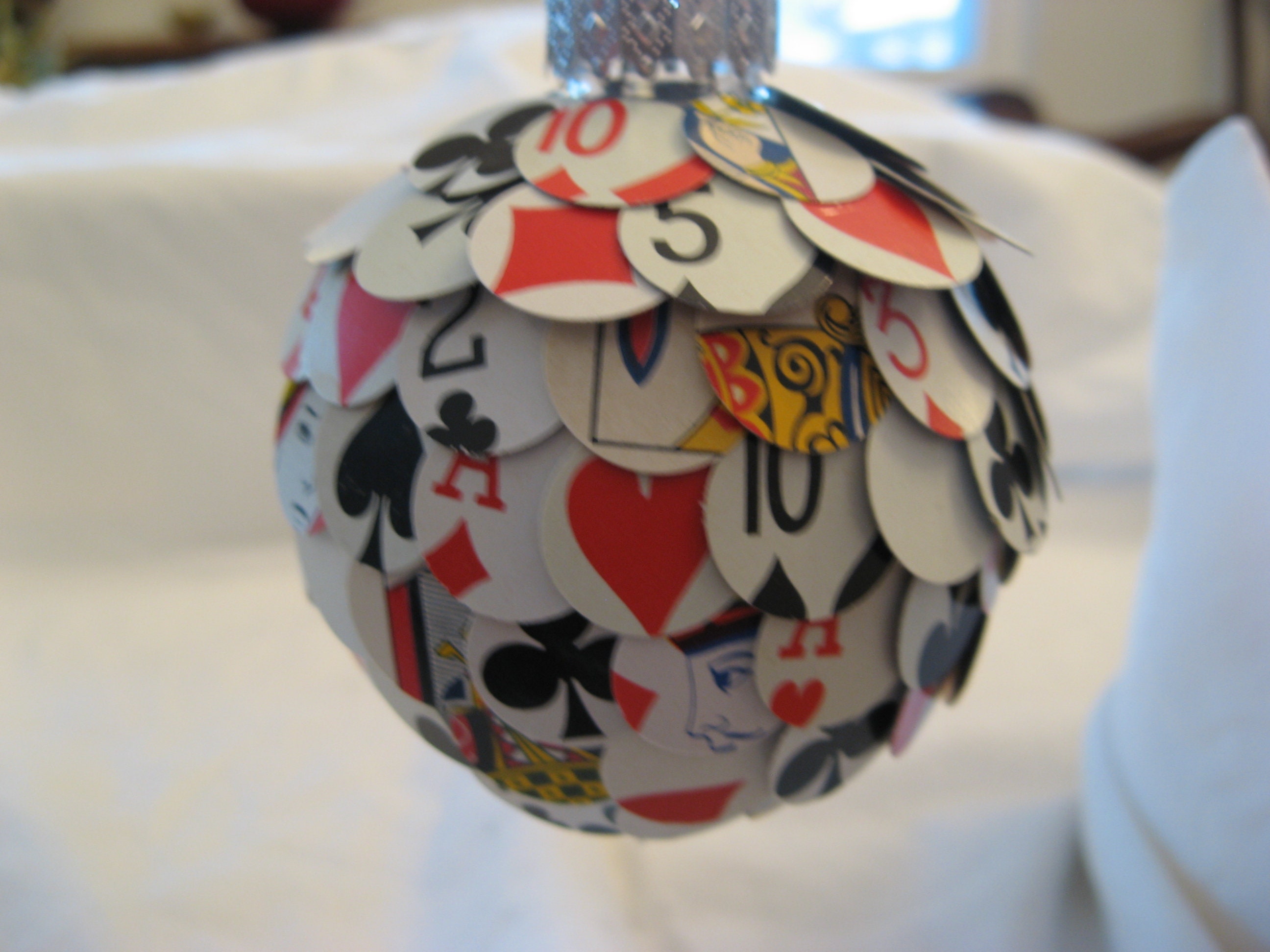 Playing Card Decoration / Ornament for the Card Player in Your | Etsy