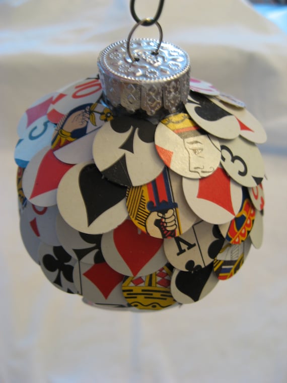 Playing card decoration / ornament for the card player in your | Etsy