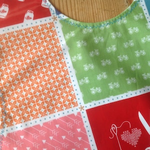 Kamani Designs Laminated Snappy Pocket Bib Modern Minis - Etsy