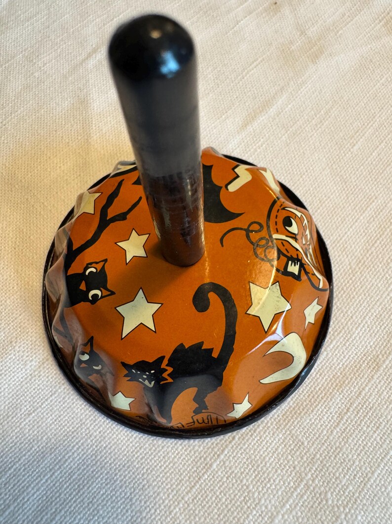 Vintage Halloween Clanker Noisemaker-cats, Bats, Owls, Pumpkins and ...